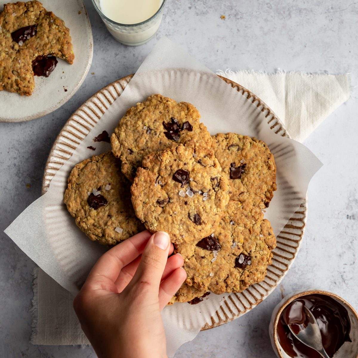 Chocolate chunk protein cookies – Sarah's Healthy Kitchen