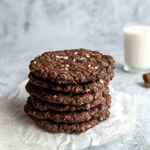 Double chocolate oat biscuits – Sarah's Healthy Kitchen