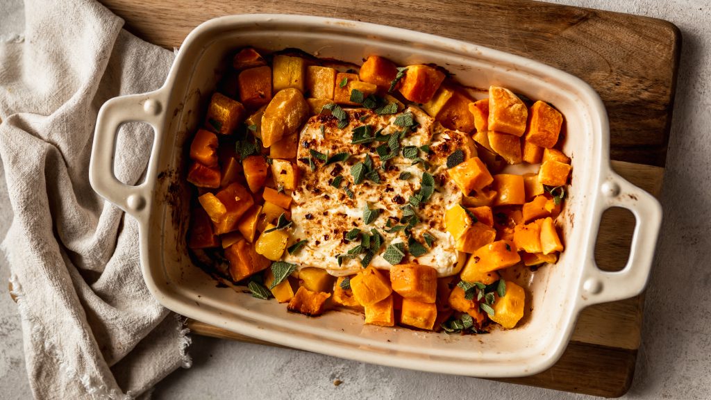 Baked Feta Spaghetti With Squash, Sage & Honey – Sarah's Healthy Kitchen