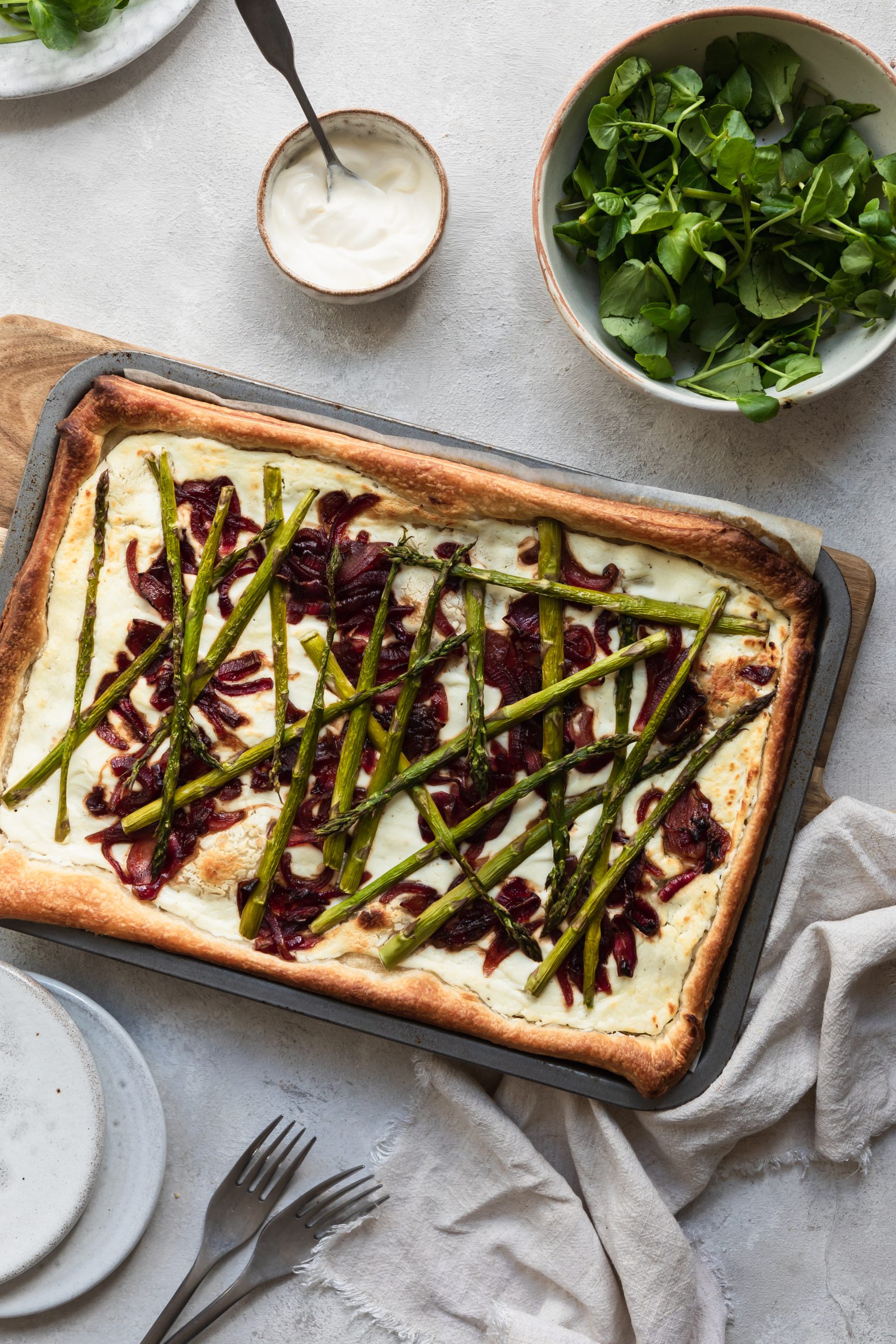 Spring Puff Pastry Tart – Sarah's Healthy Kitchen