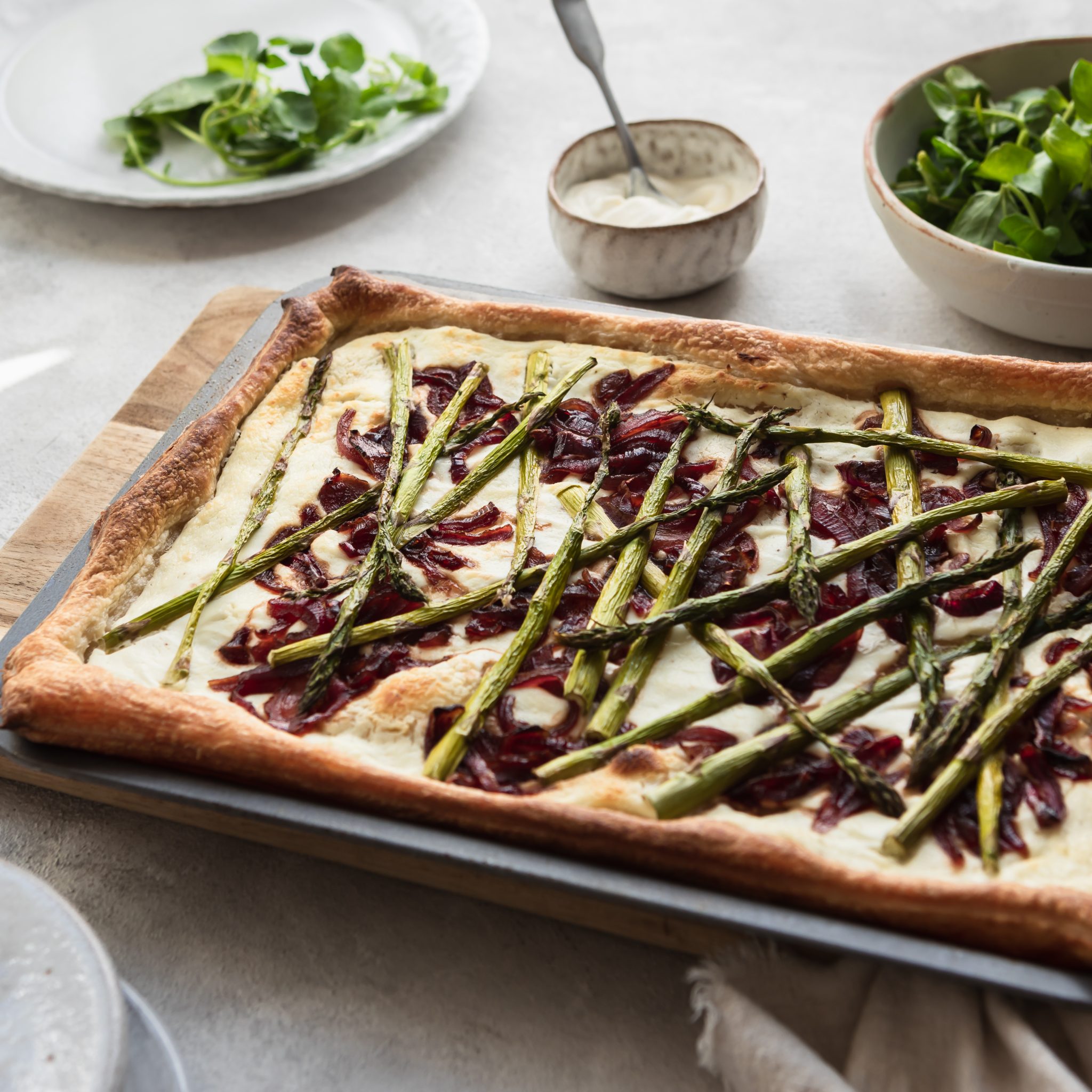 Spring Puff Pastry Tart – Sarah's Healthy Kitchen